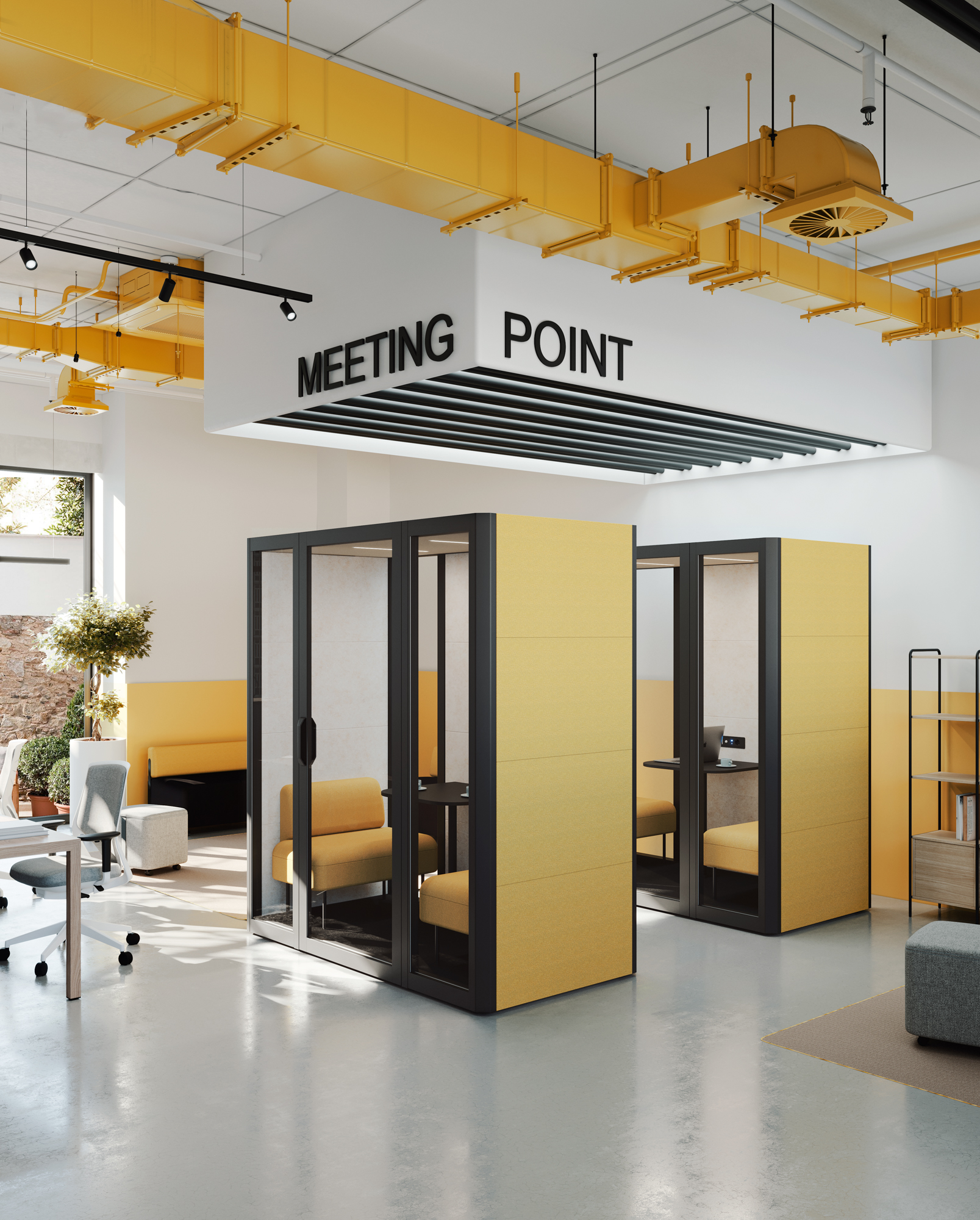 Qyos acoustic booths