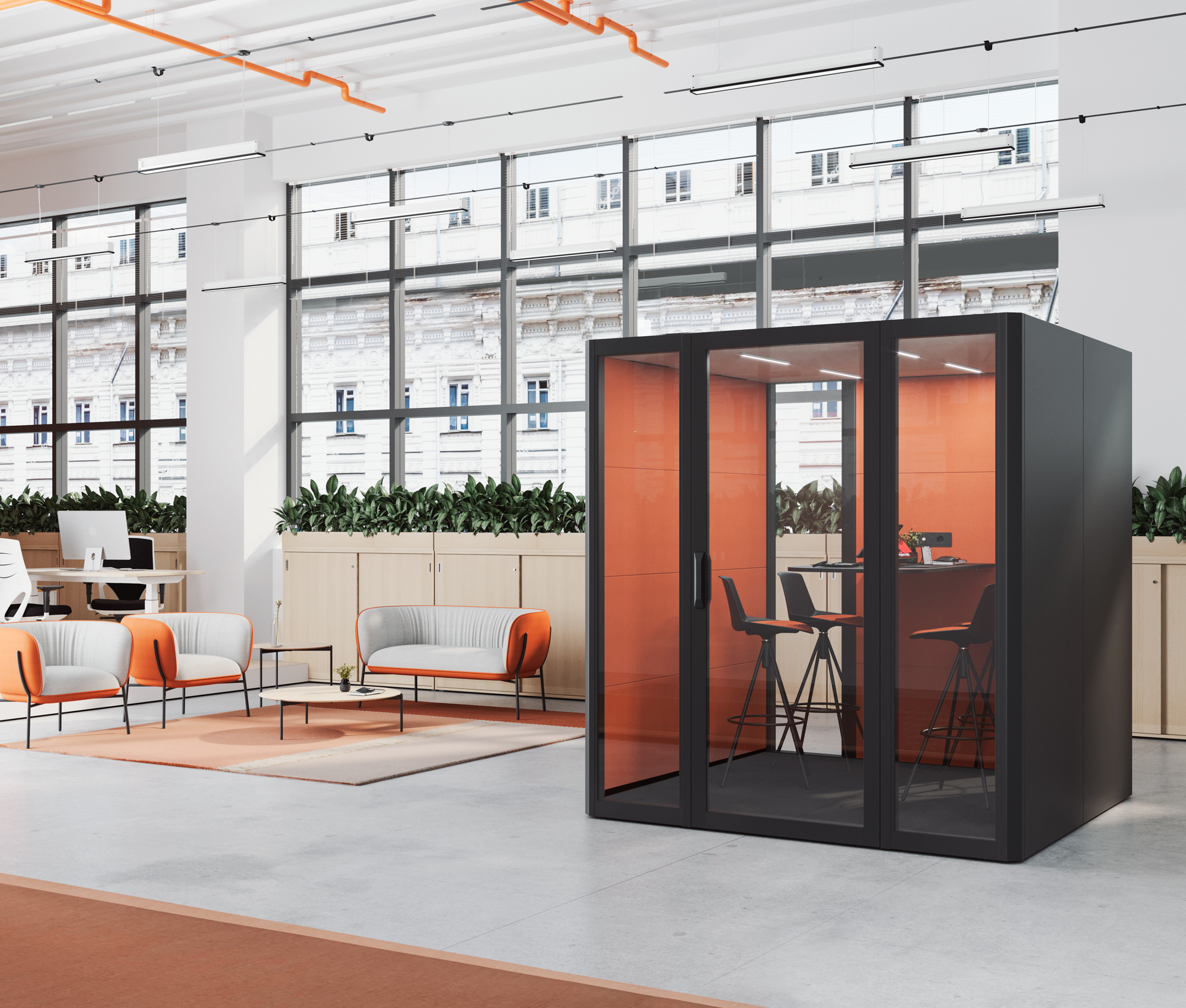 Qyos acoustic booths