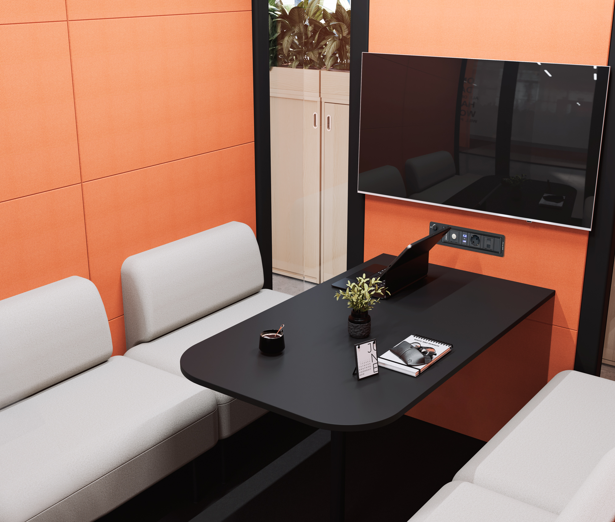 Qyos acoustic booths