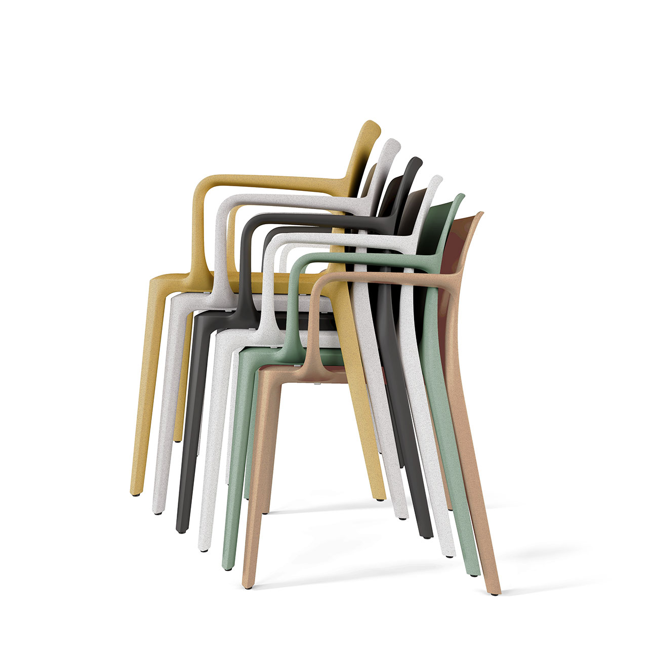 Fluit chair by Actiu. Made from fruit boxes